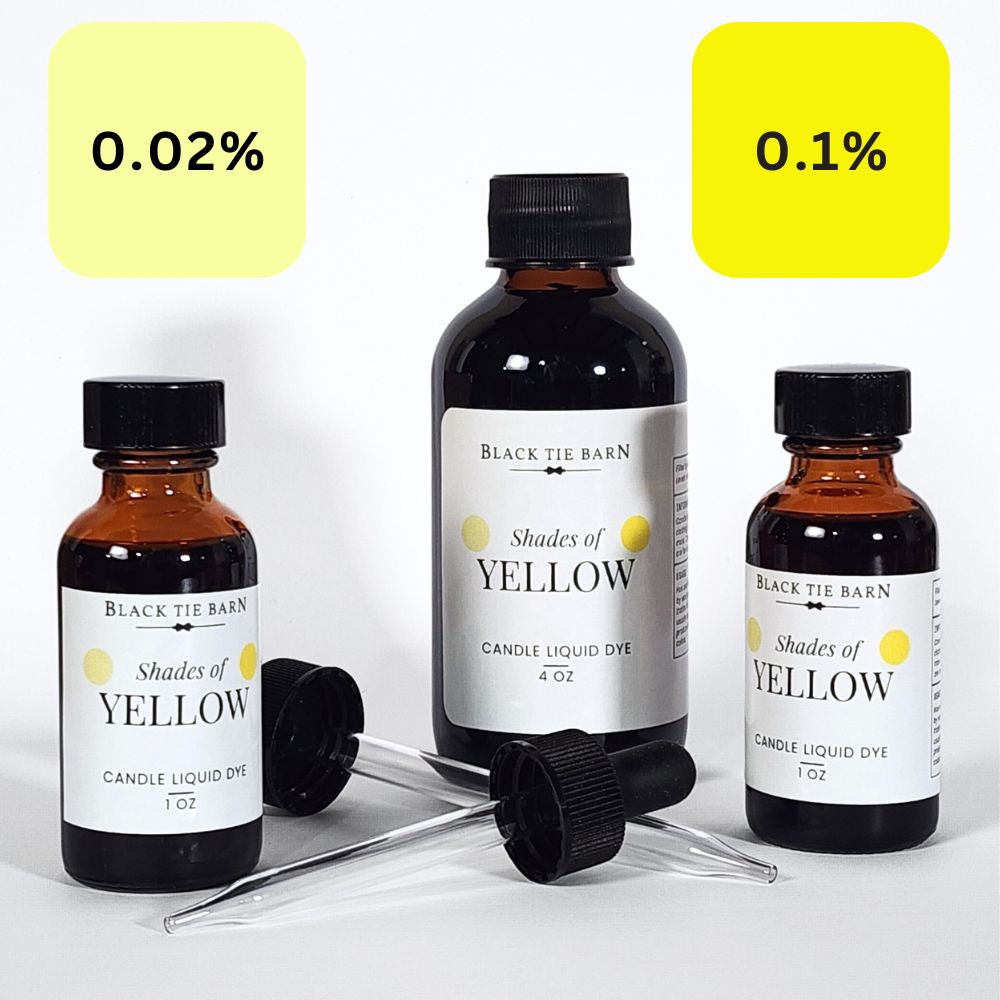 Shades of Yellow (Liquid Candle Dye)